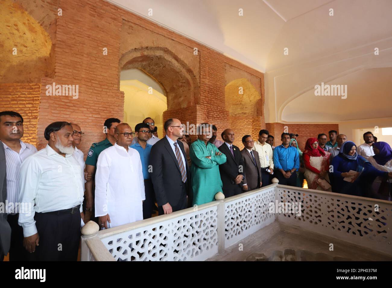 US Ambassador Peter Haas attends the closing ceremony of retrofitting ...