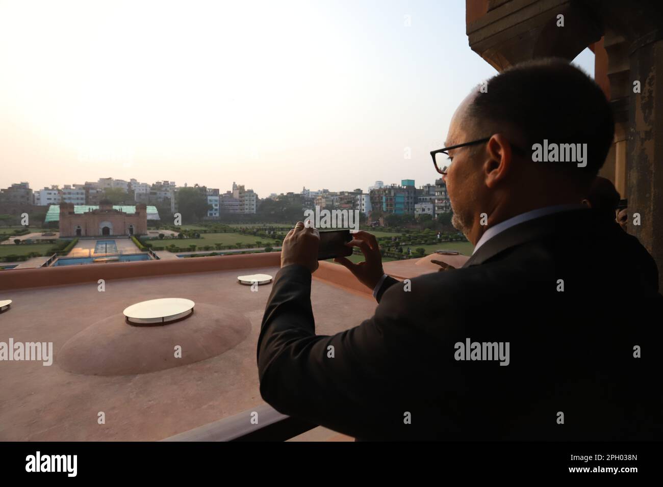 US Ambassador Peter Haas attends the closing ceremony of retrofitting ...