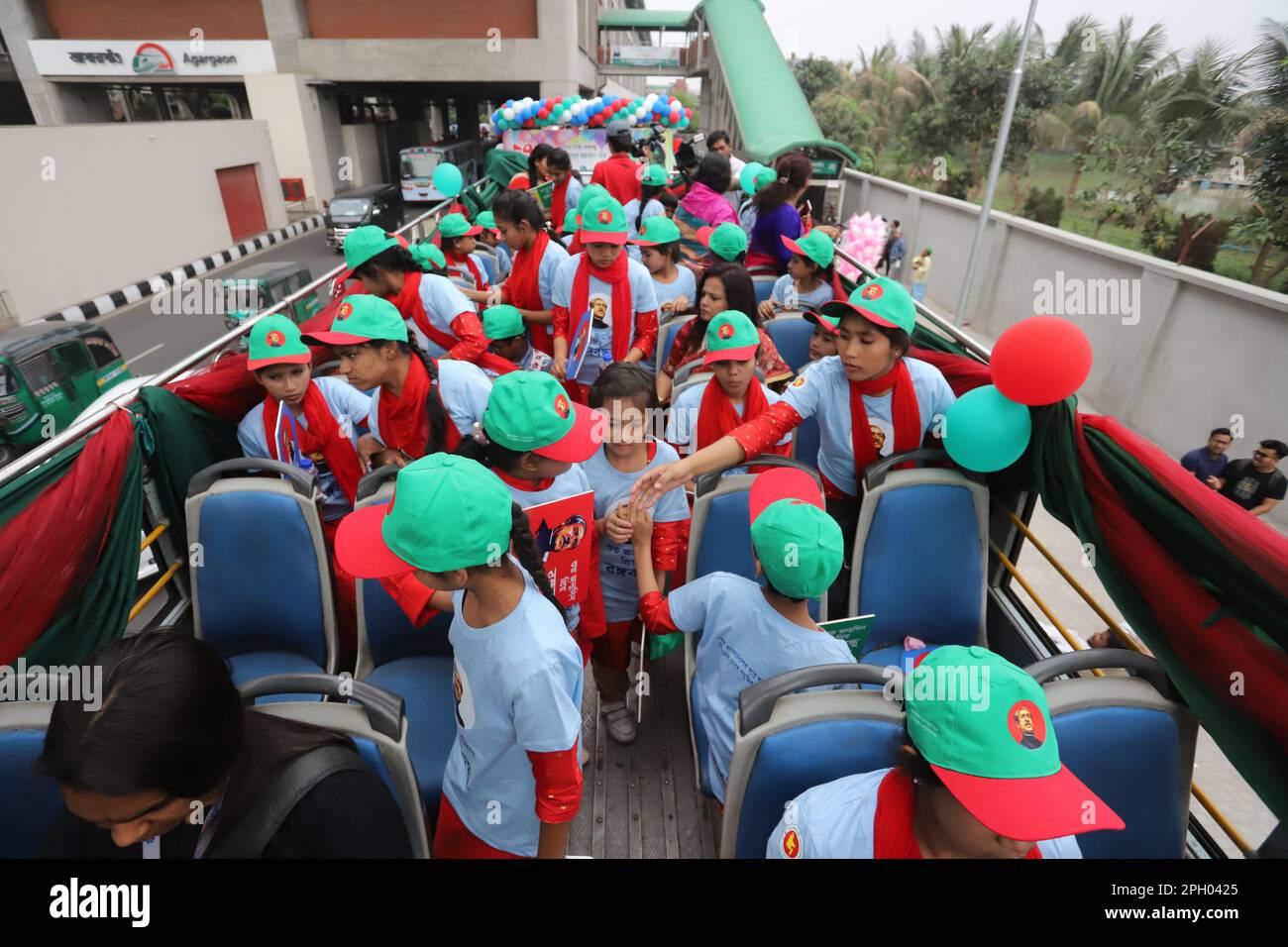Dhaka Mass Transit Company Limited organised a joy metro train ride for ...