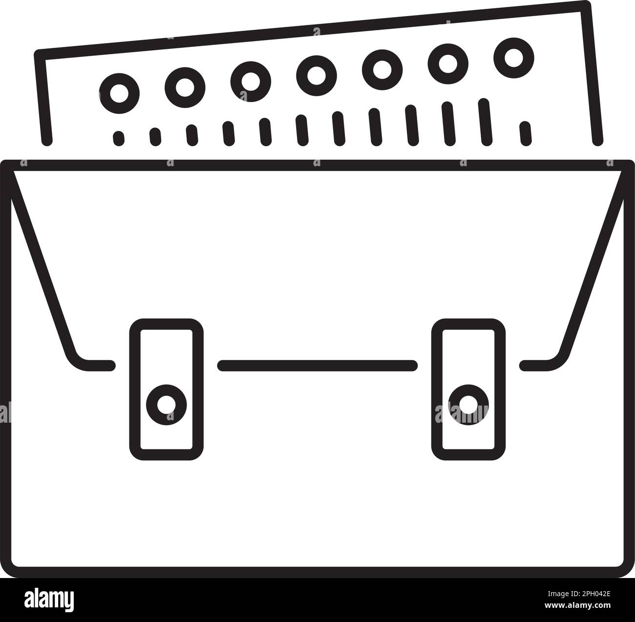 Project management portfolio vector icon illustration Stock Vector ...