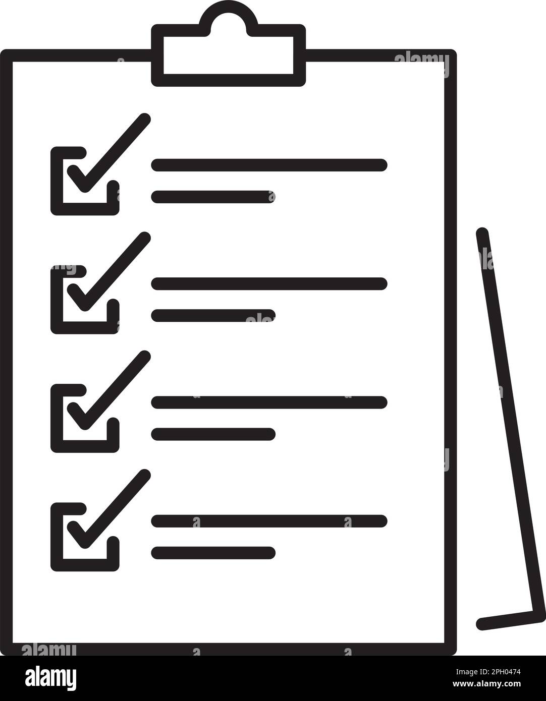 Iconchecklist Stock Vector Images - Alamy