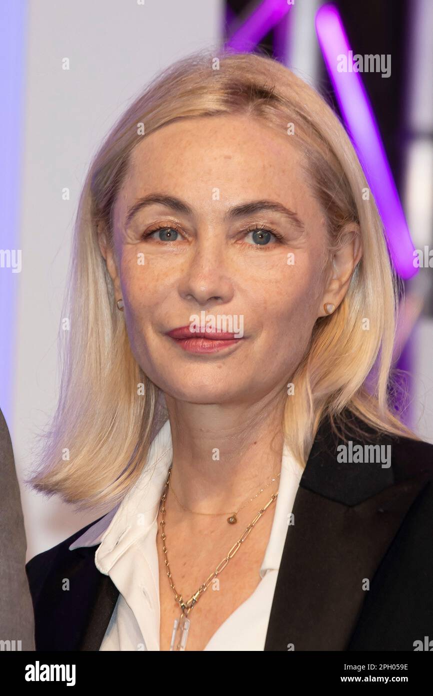 Lille, France. 25th Mar, 2023. Emmanuelle Beart attends the closing ...