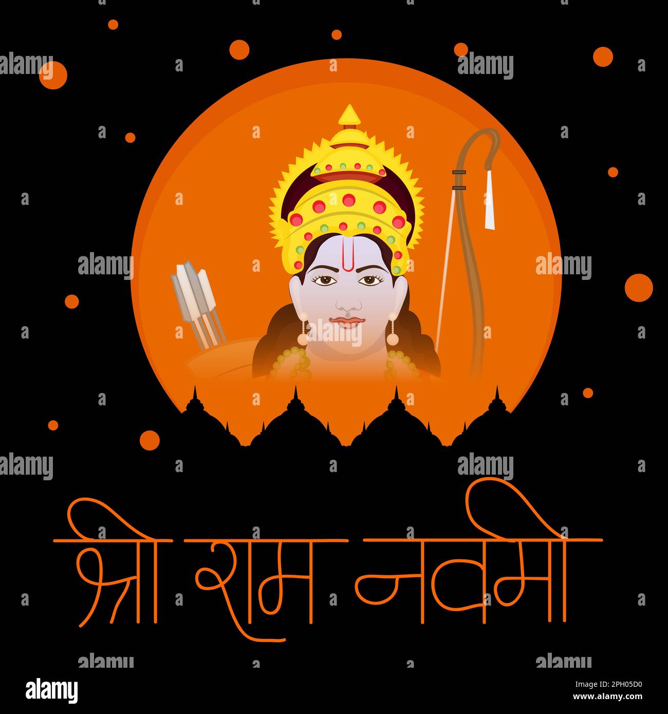 Vector illustration of a background for religious holiday of India with ...