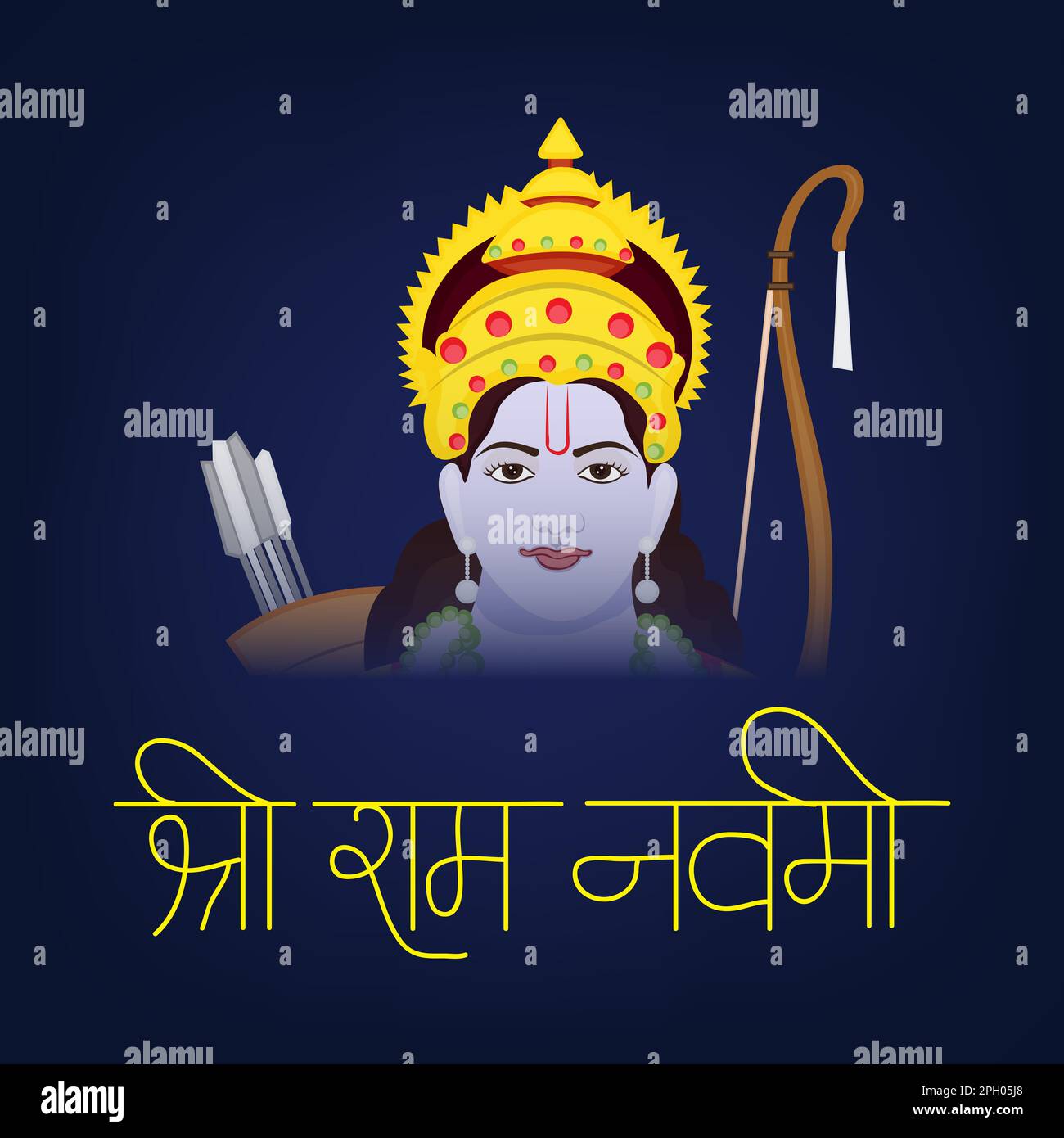 Vector illustration of a background for religious holiday of India with ...