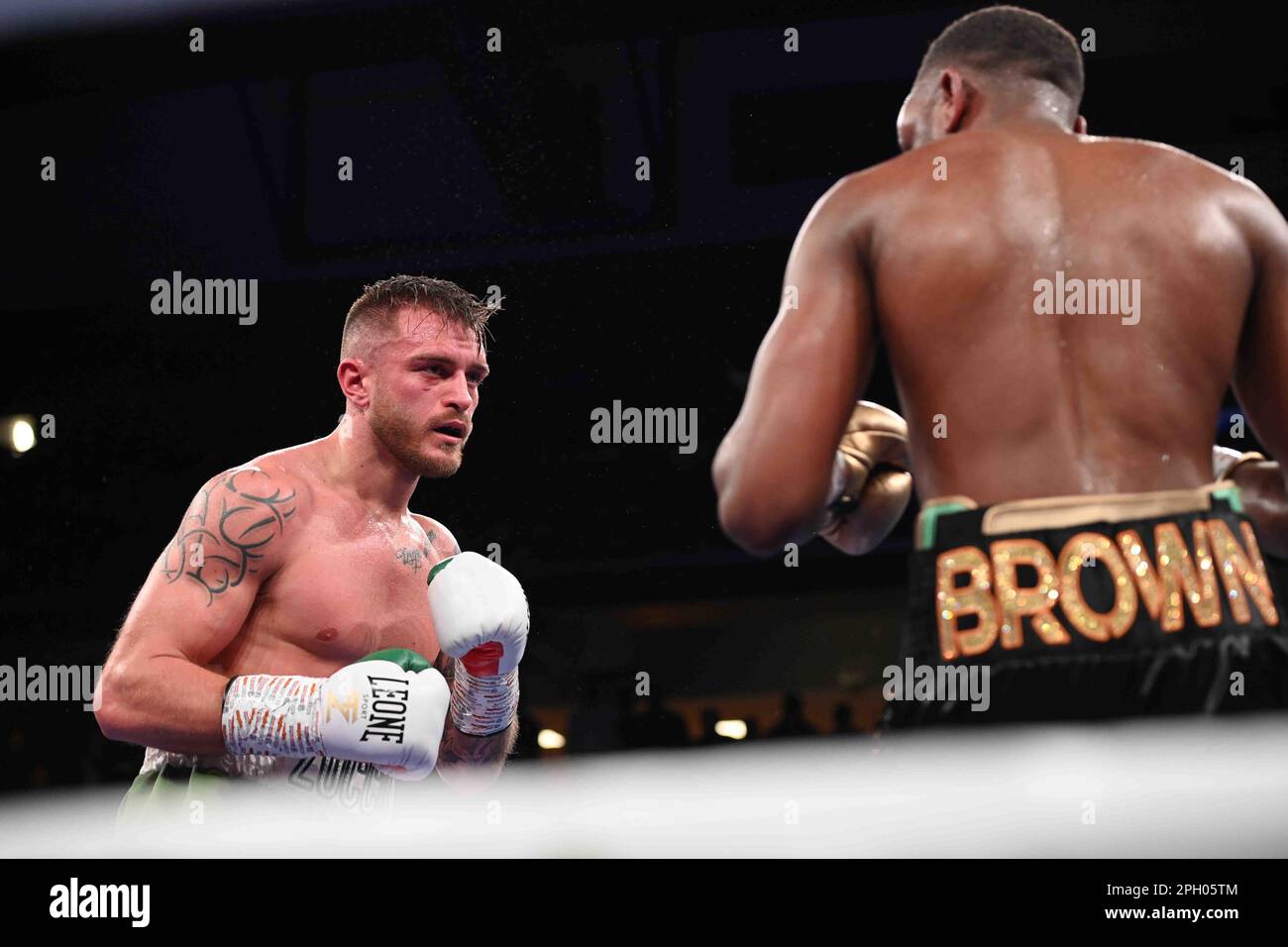 Milan, Italy. 24th Mar, 2023. Zucco VS Brown during WBC International ...
