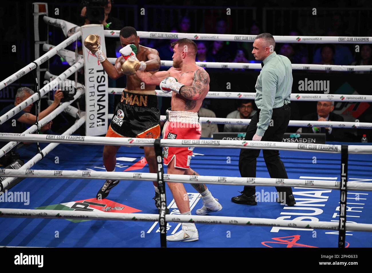 Milan, Italy. 24th Mar, 2023. Zucco VS Brown during WBC International ...