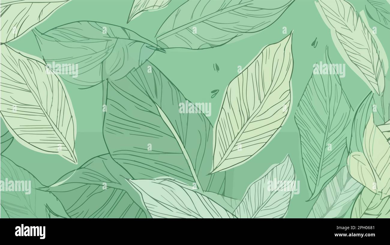Green natural healthy and organic background. Simple vector concept of ...