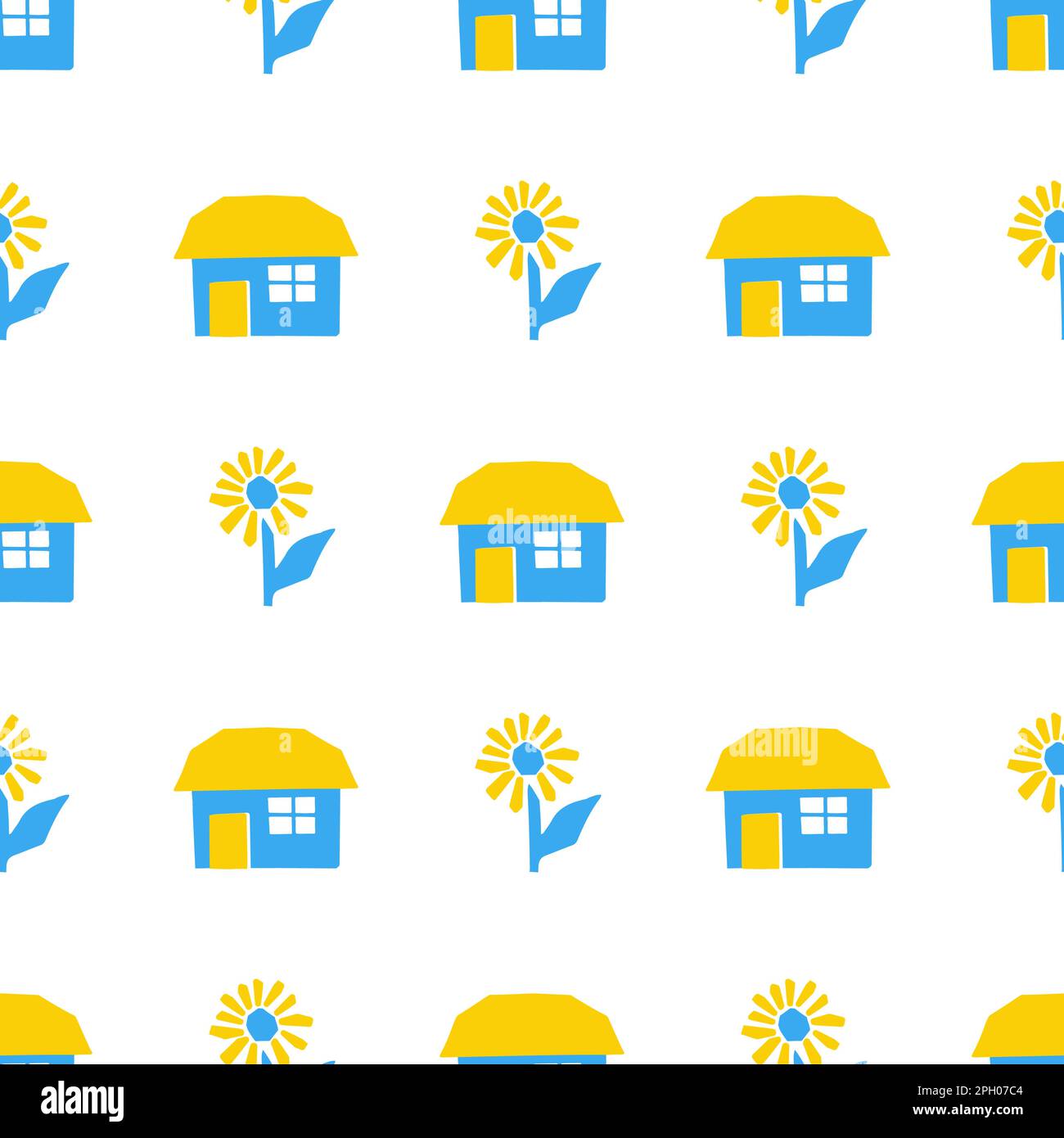 Village white flowers Stock Vector Images - Alamy