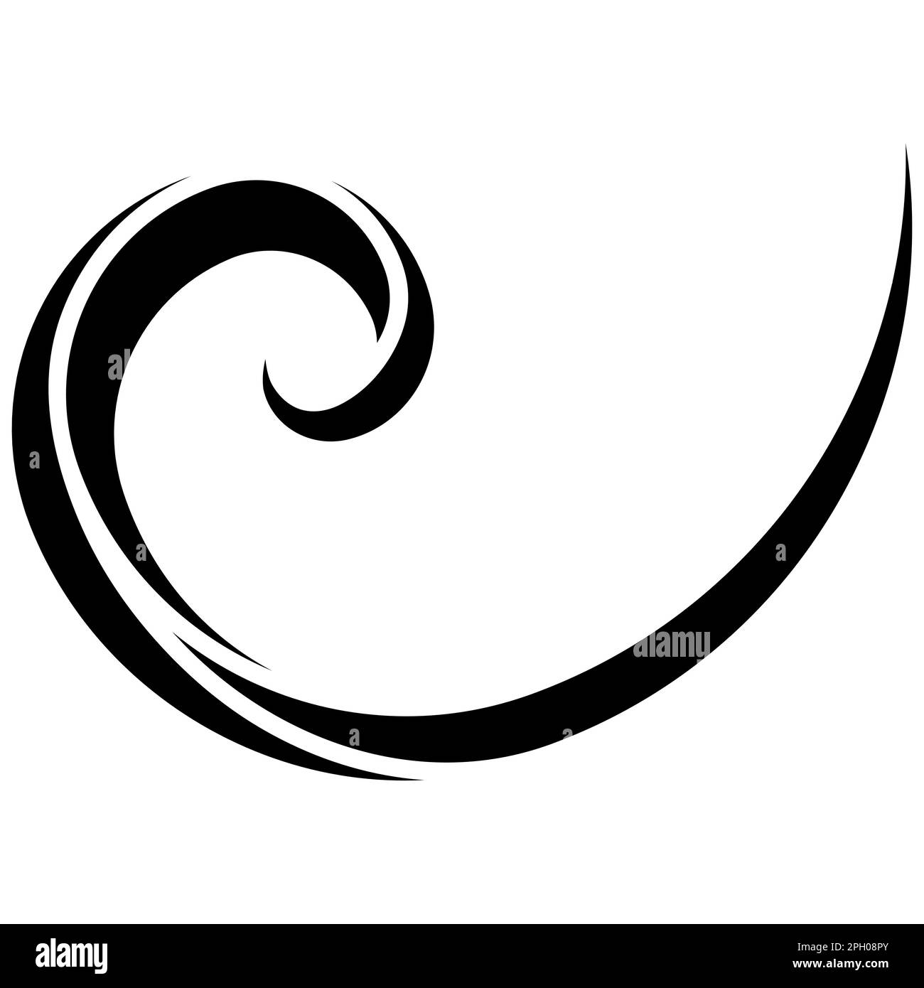 Logo sea wave, water pool aqua, ocean wave stream spa Stock Vector ...