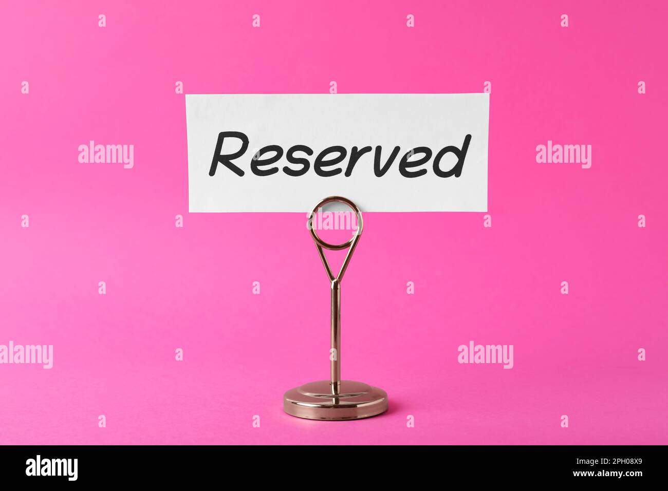 Restaurant reservation stand hi-res stock photography and images - Alamy