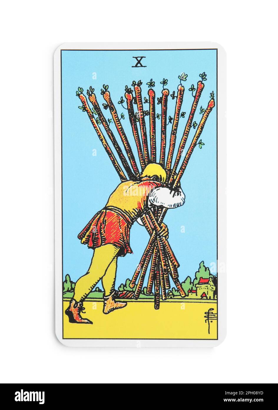 Ten of wands hi-res stock photography and images - Alamy