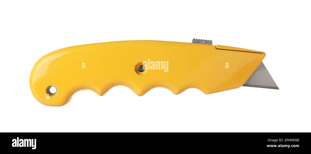Yellow utility knife retractable hi-res stock photography and images ...