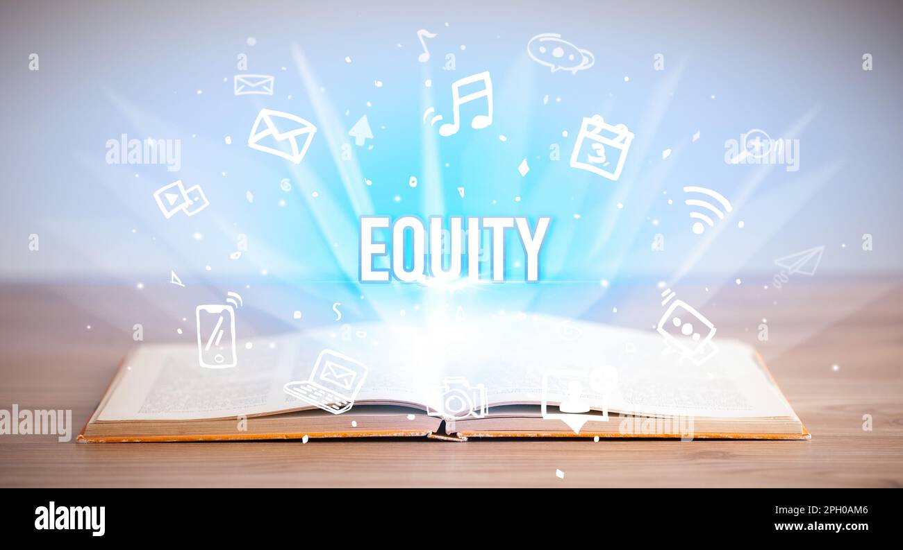 open book with business inscription Stock Photo - Alamy