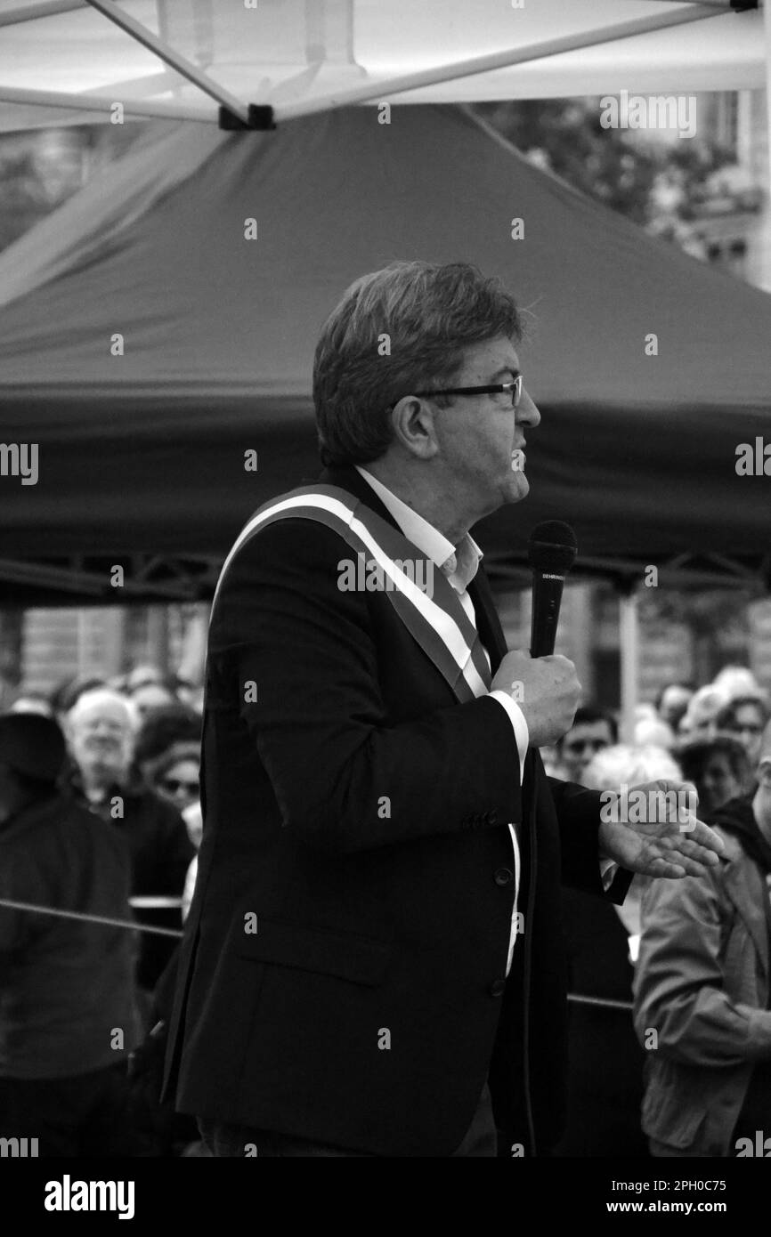 French president france emmanuel Black and White Stock Photos & Images ...