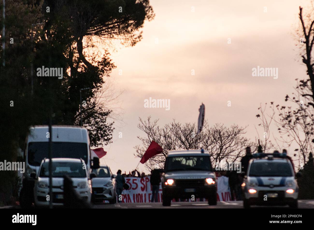 Rome, Italy, Italy. 24th Mar, 2023. The Communist Front in memory of ...