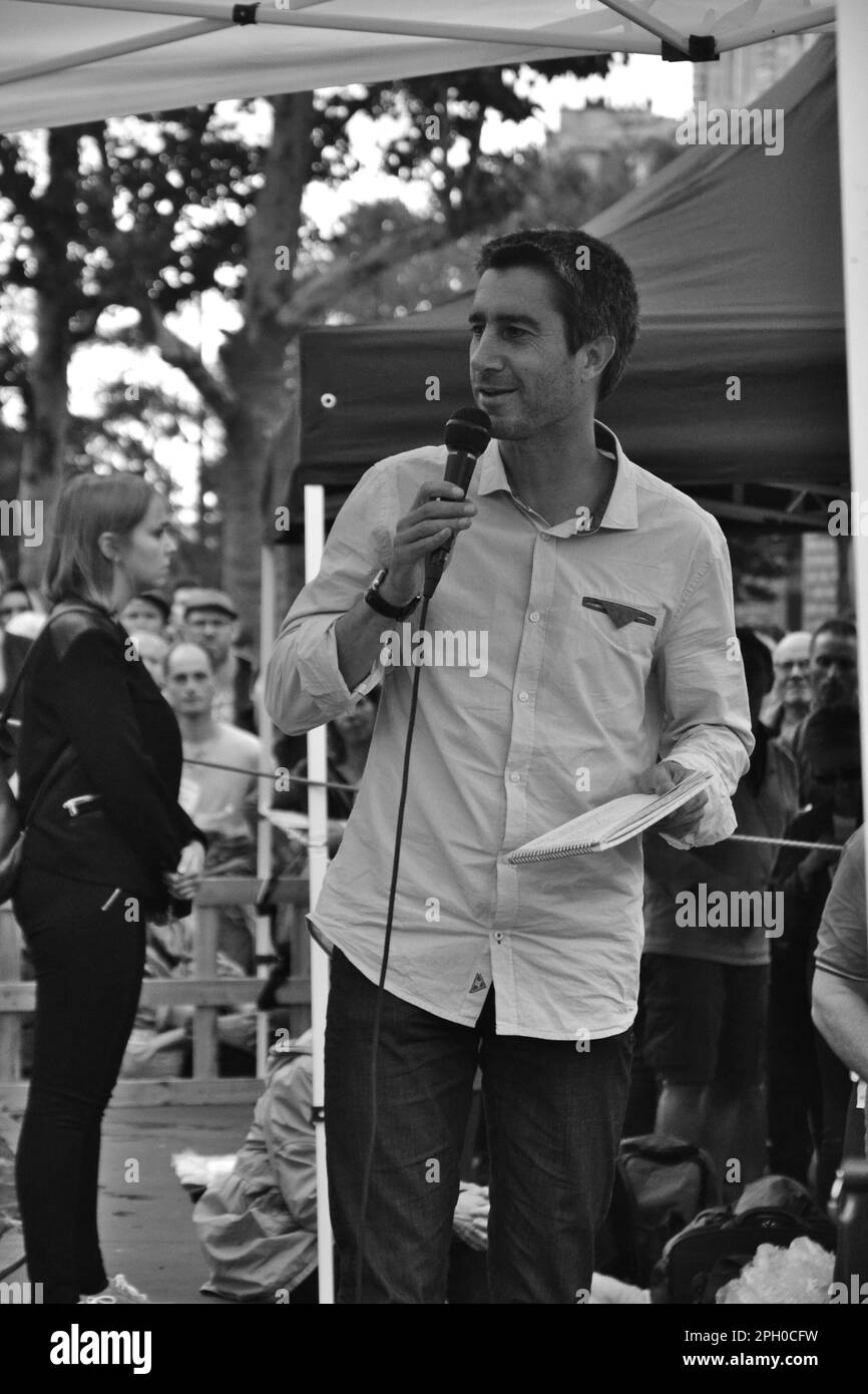 Paris, France - July 11th 2017 : Portrait of the french deputy François ...