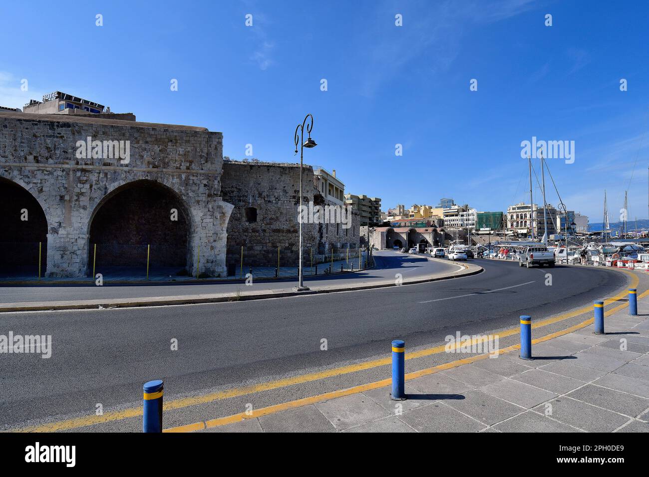 Iraklio, Greece - October 14, 2022: The capital of Crete Island, old ...