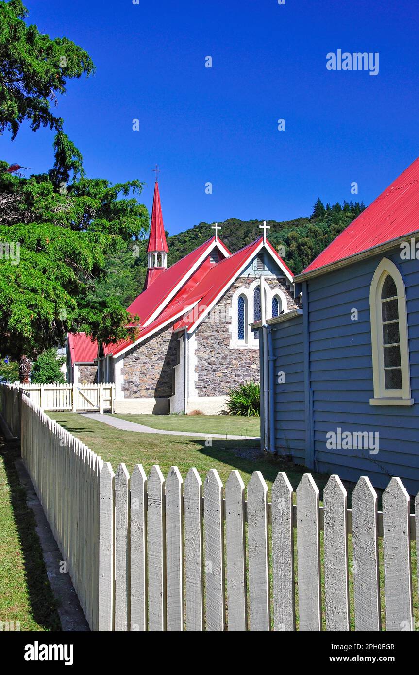 St. Peter's Anglican Church, Lawrence Street, Havelock, Marlborough ...
