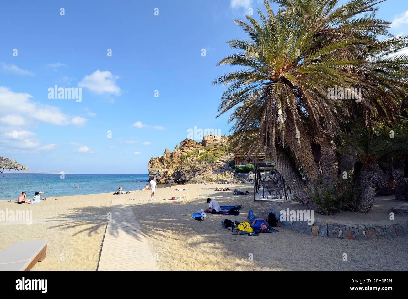 Vai beach hi-res stock photography and images - Alamy