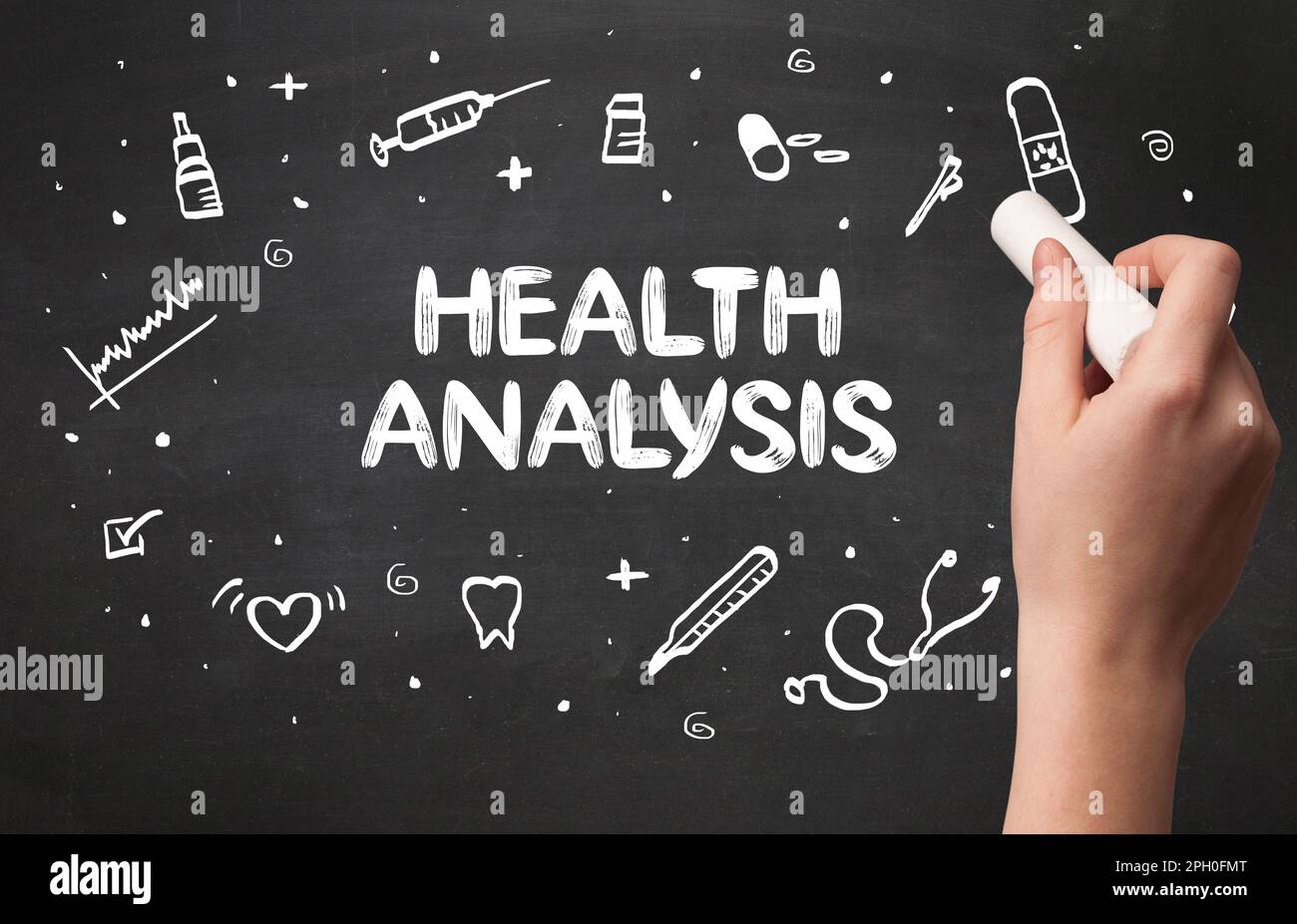 Hand drawing medical concept concept Stock Photo - Alamy