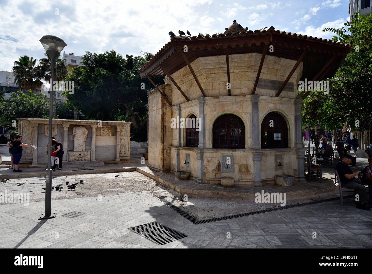 Iraklio, Greece - October 14, 2022: The capital of Crete Island, Bembo ...
