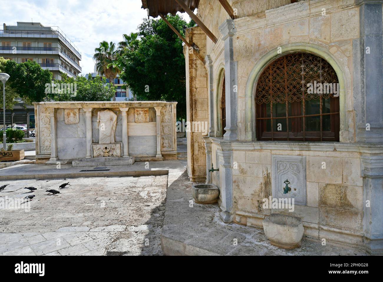 Iraklio, Greece - October 14, 2022: The capital of Crete Island, Bembo ...