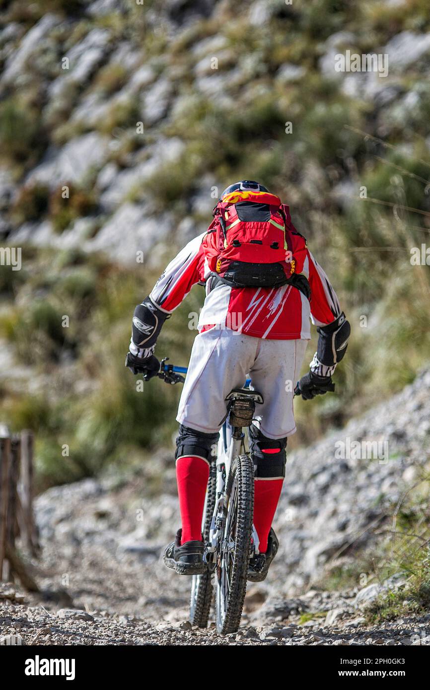 Two bicycle athletes riding race hi-res stock photography and images ...