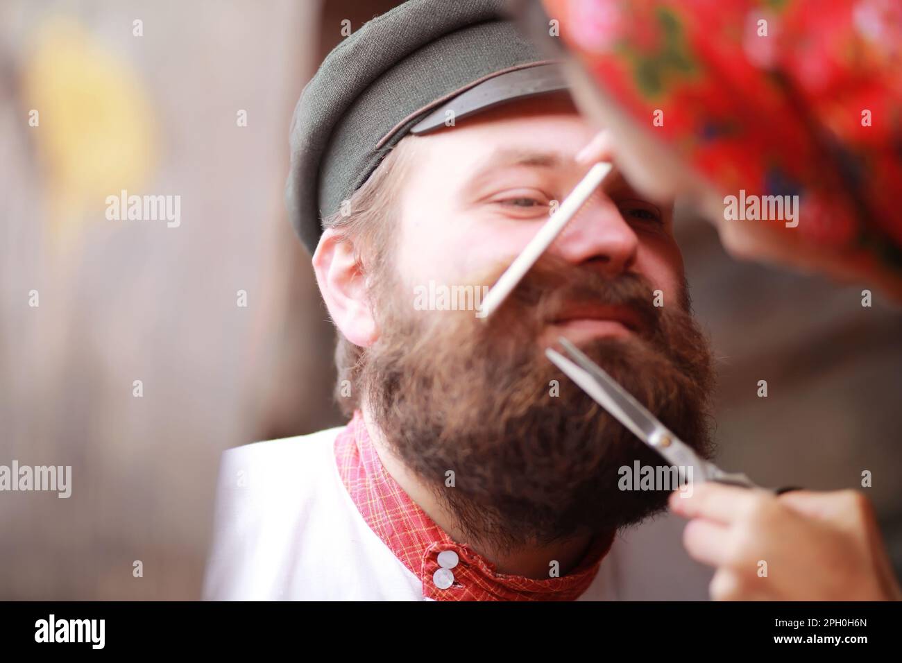 The concept of ancient traditions. Slavic carnival. Rites, dances ...