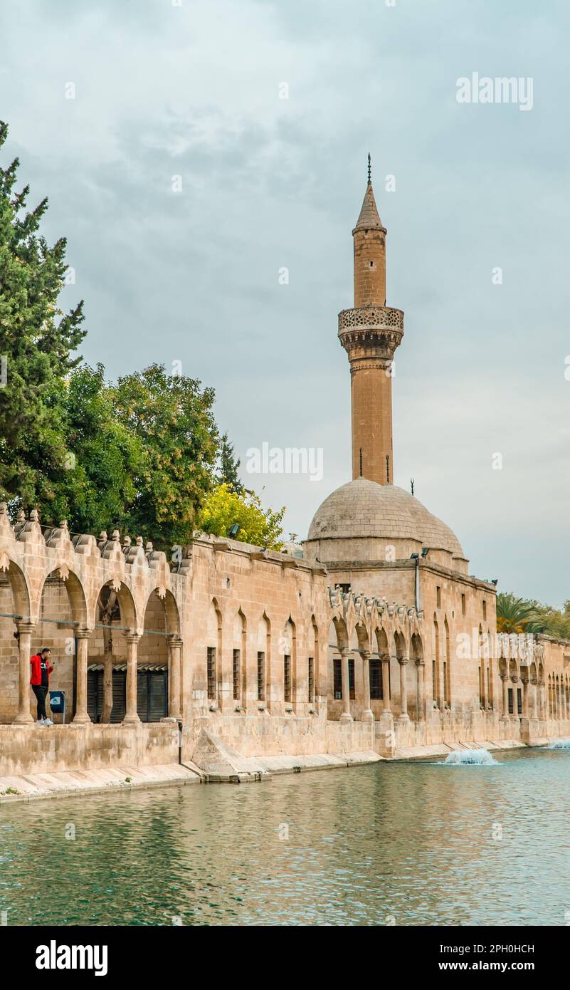 Balikligol - Pool of Abraham and Rizvaniye Mosque in Sanliurfa Turkey ...