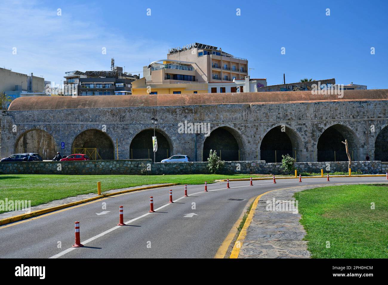 Iraklio, Greece - October 14, 2022: The capital of Crete Island, city ...