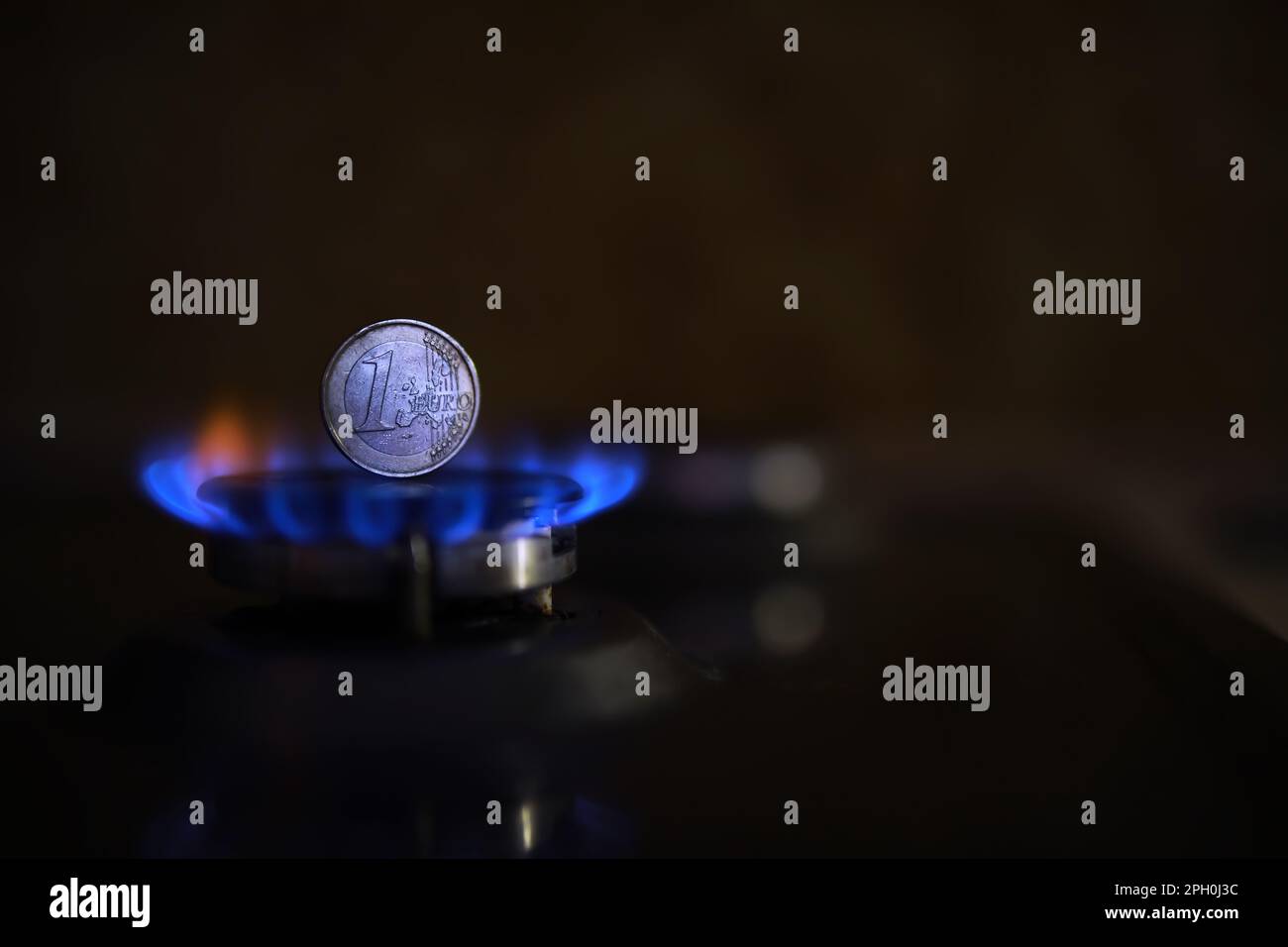 The cost of gas, the euro crisis. 100 euros on a gas burner. Sanctions ...