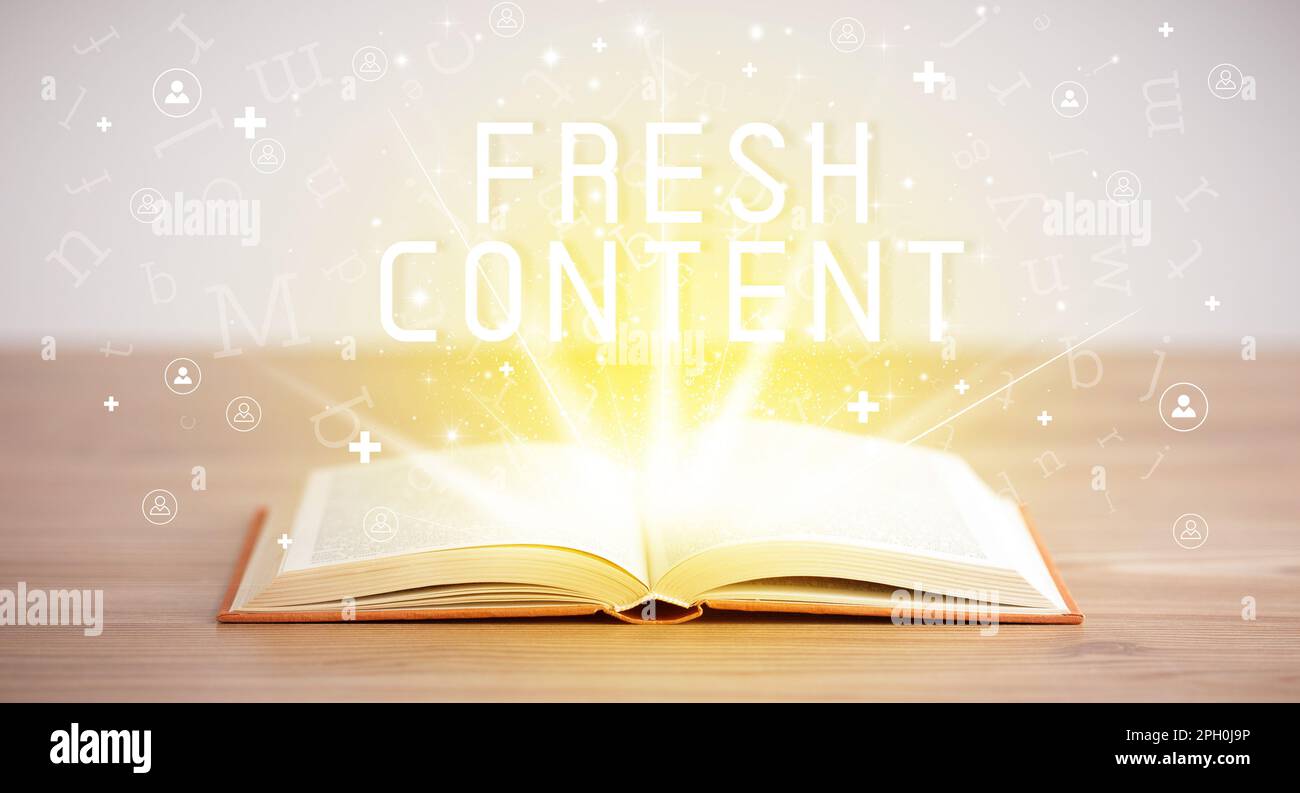 open book, social networking concept Stock Photo - Alamy