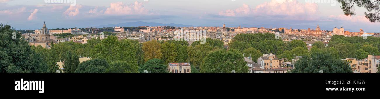 Historic panorama rome hi-res stock photography and images - Alamy