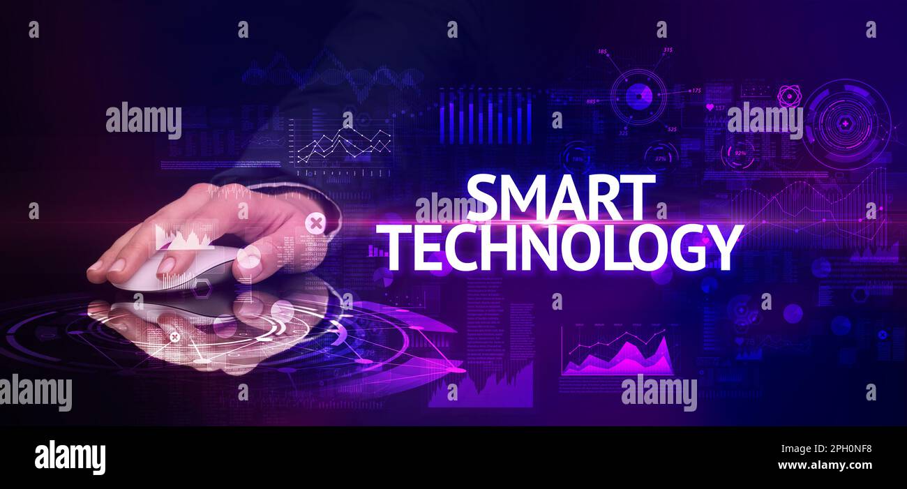 hand holding wireless peripheral, modern technology concept Stock Photo ...