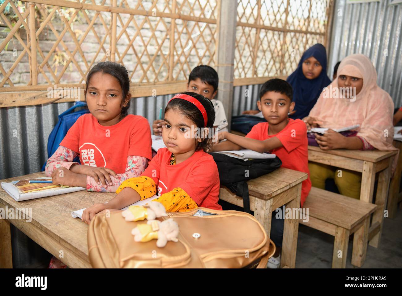 March 12, 2023, Dhaka, Bangladesh: Underprivileged children attend ...