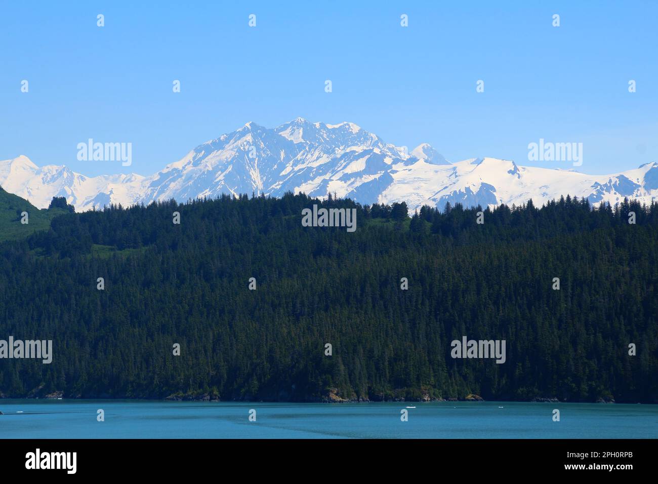 Coastal landscape in Gulf of Alaska, Kenai Peninsula Stock Photo - Alamy
