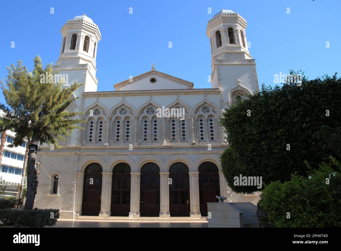 Cathedral of Ayia Napa, the Orthodox Church of Limassol, Cyprus Stock ...