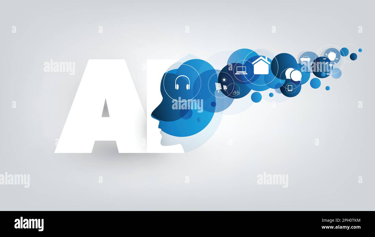 Abstract Technology Machine Learning Artificial Intelligence Cloud