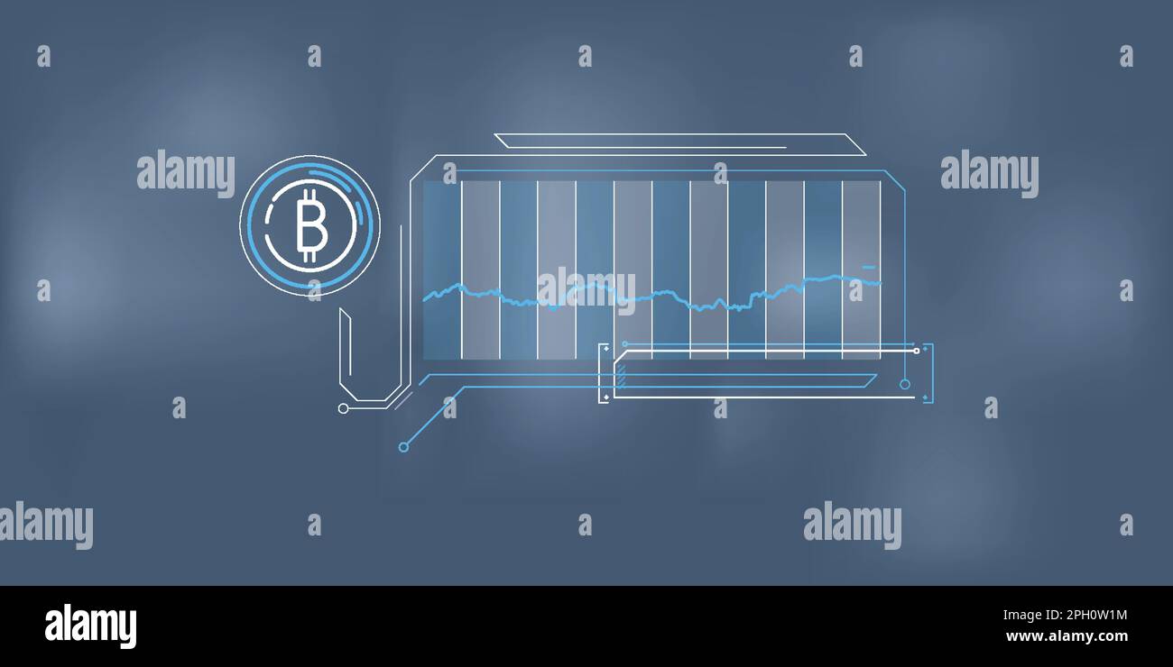 Clear and concise infographics of bitcoin price stability Stock Vector ...