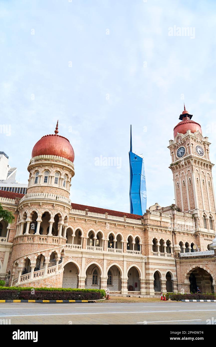 The architecture of Merdeka Square in Kuala Lumpur. Kuala Lumpur ...