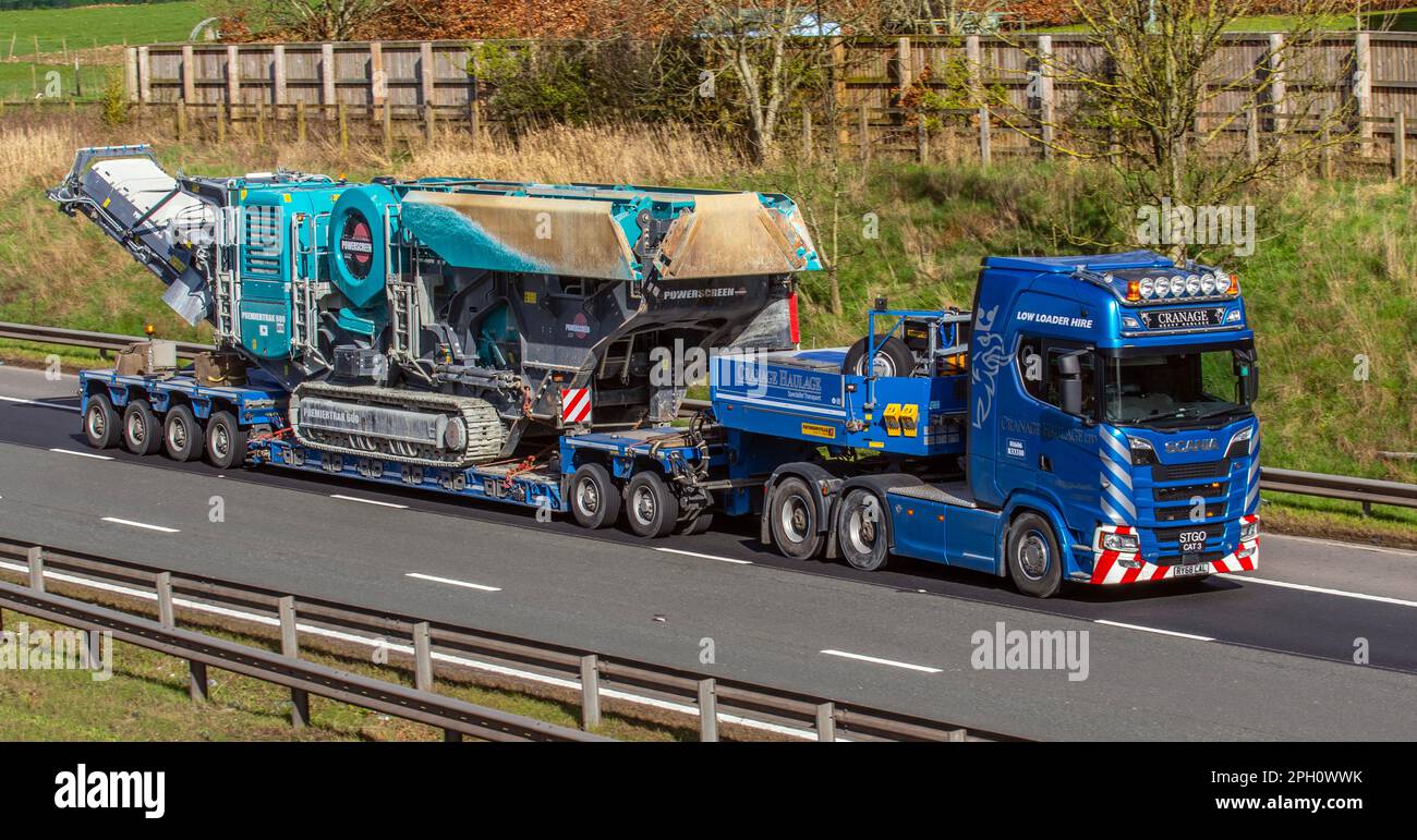 M6 motorway construction hi-res stock photography and images - Alamy
