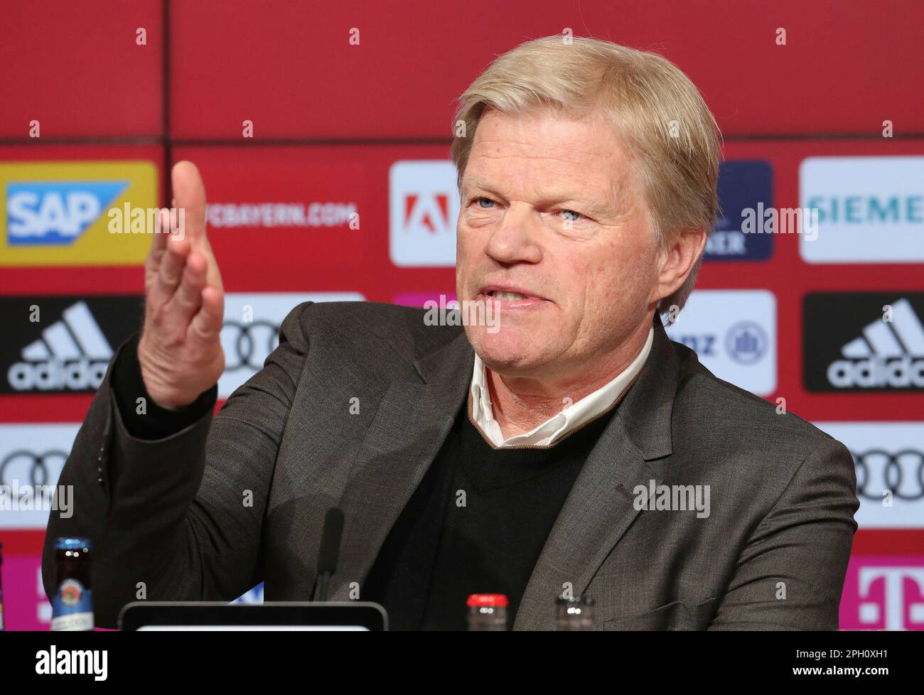 Munich, Deutschland. 25th Mar, 2023. firo : 03/25/2023, football ...