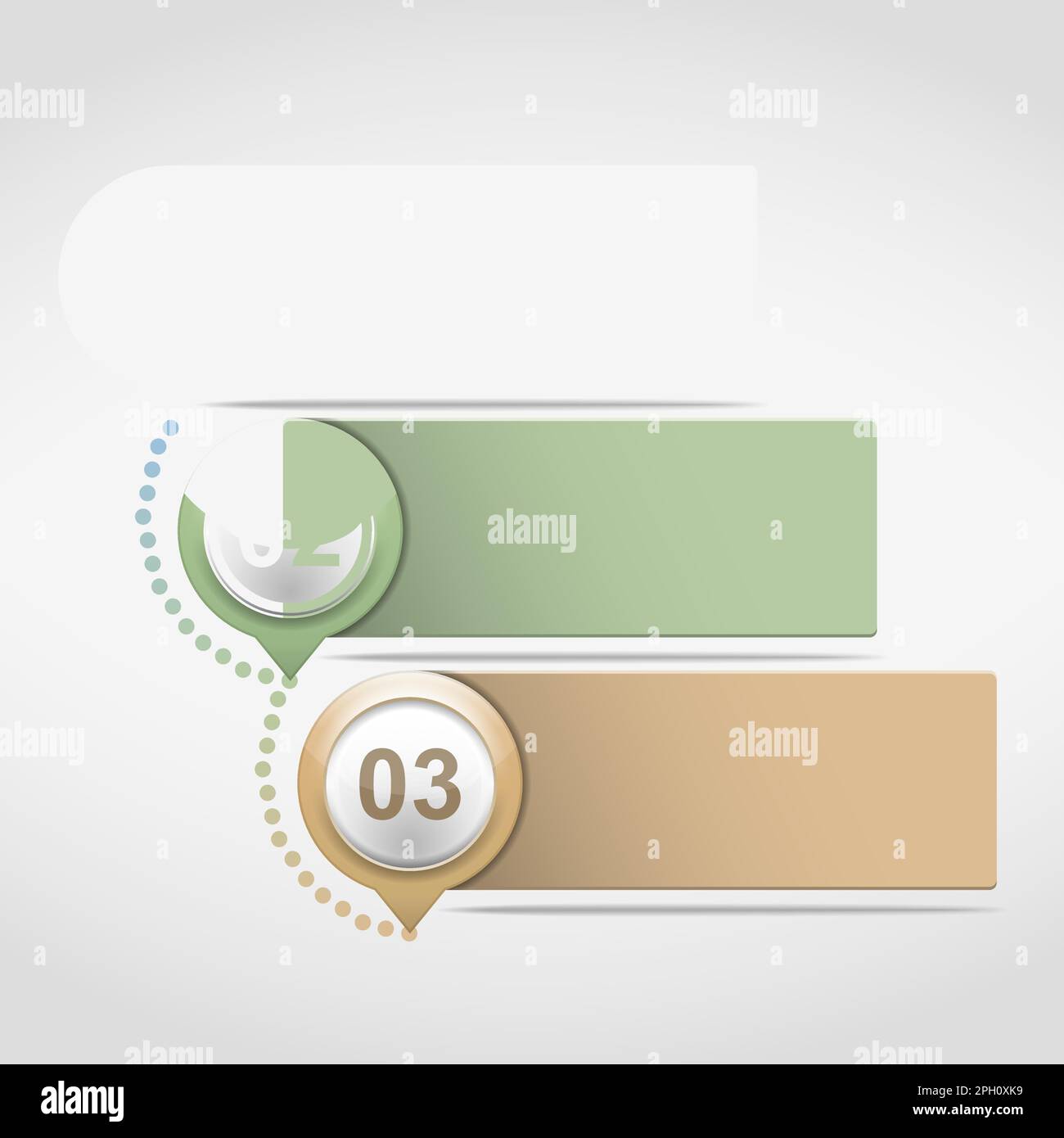 Design template with three elements, vector eps10 illustration Stock ...