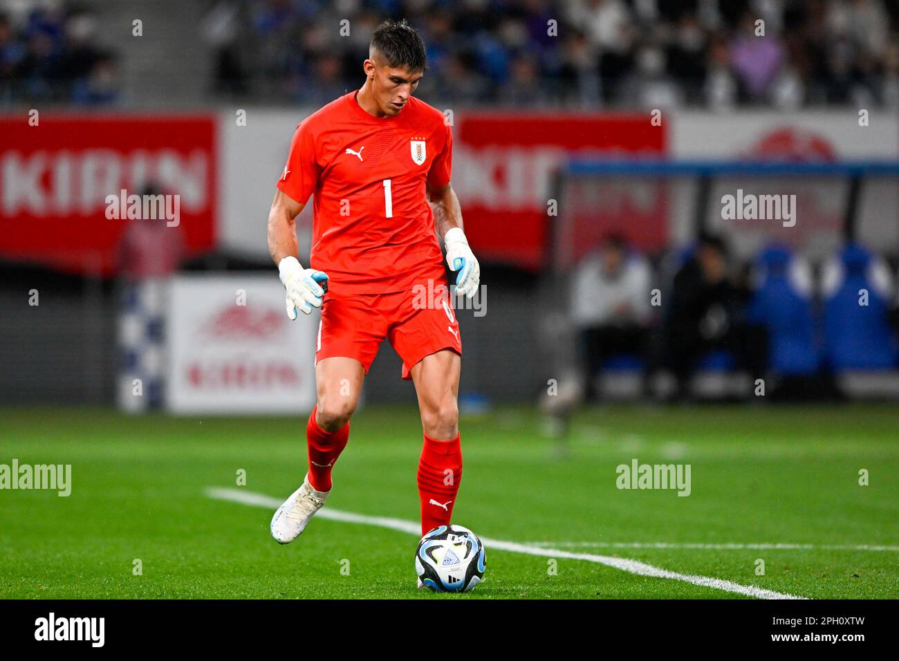 TOKYO, JAPAN - MARCH 24: Sergio Rochet of Uruguay during the ...