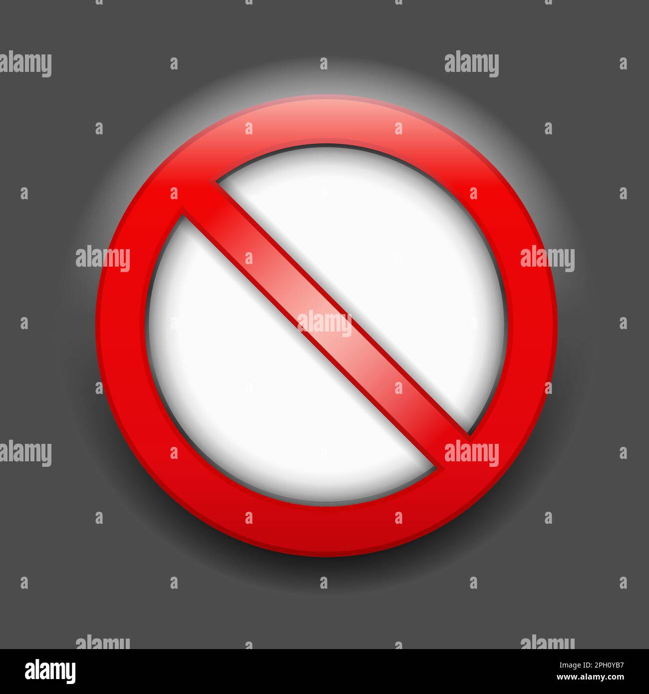 Forbidden sign, vector eps10 illustration Stock Vector Image & Art - Alamy
