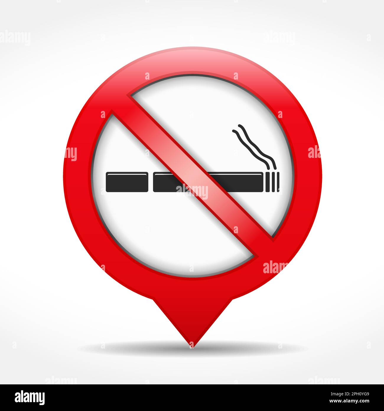 No smoking sign, vector eps10 illustration Stock Vector Image & Art - Alamy