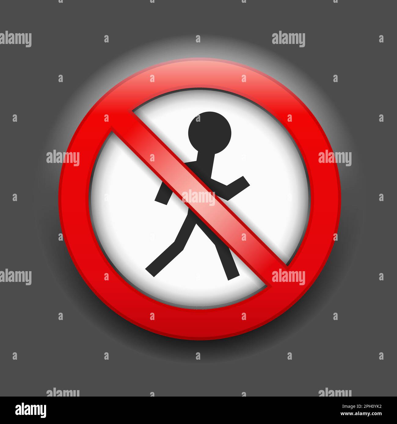 No entry sign, vector eps10 illustration Stock Vector Image & Art - Alamy