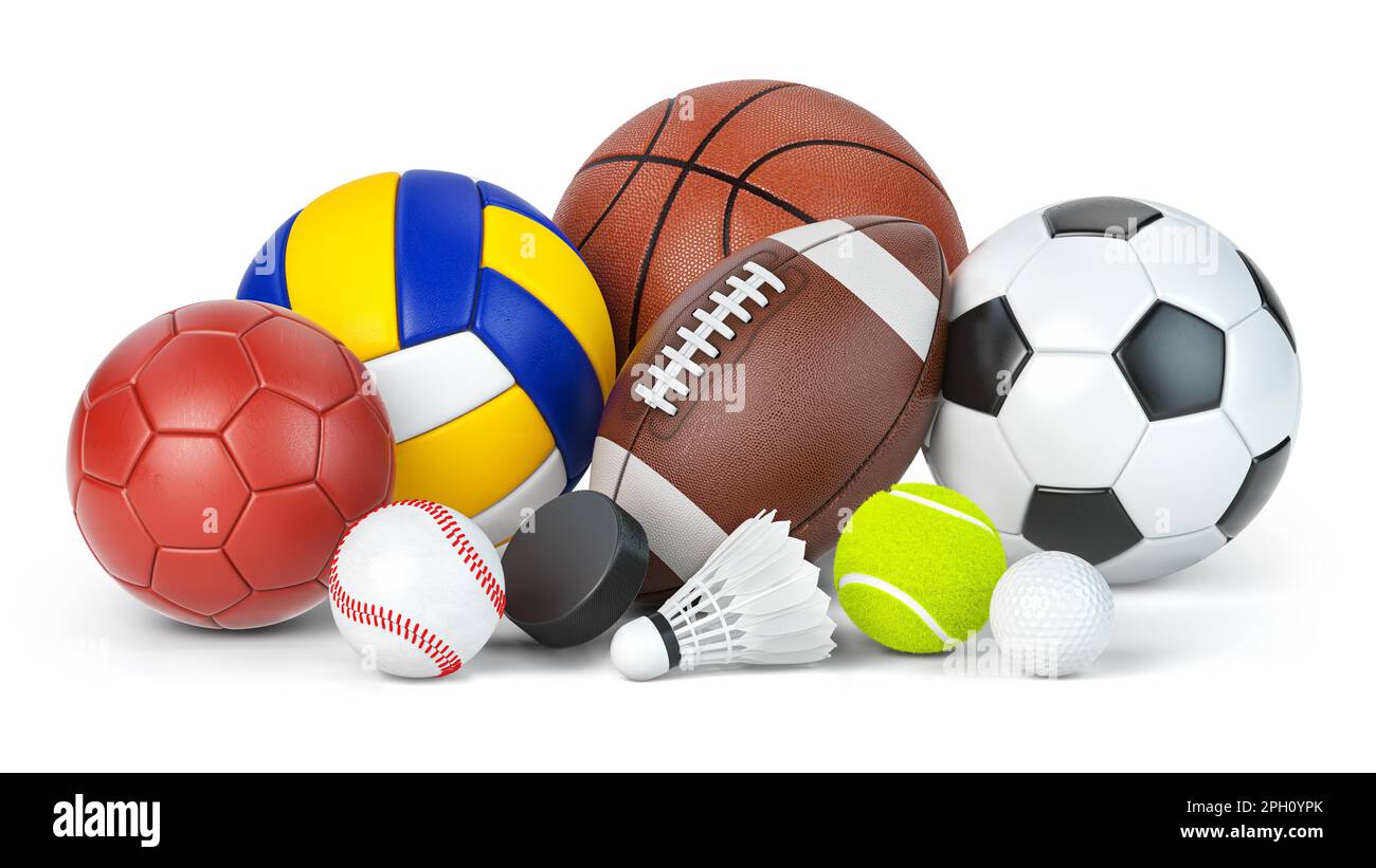 Different sport balls hi-res stock photography and images - Alamy