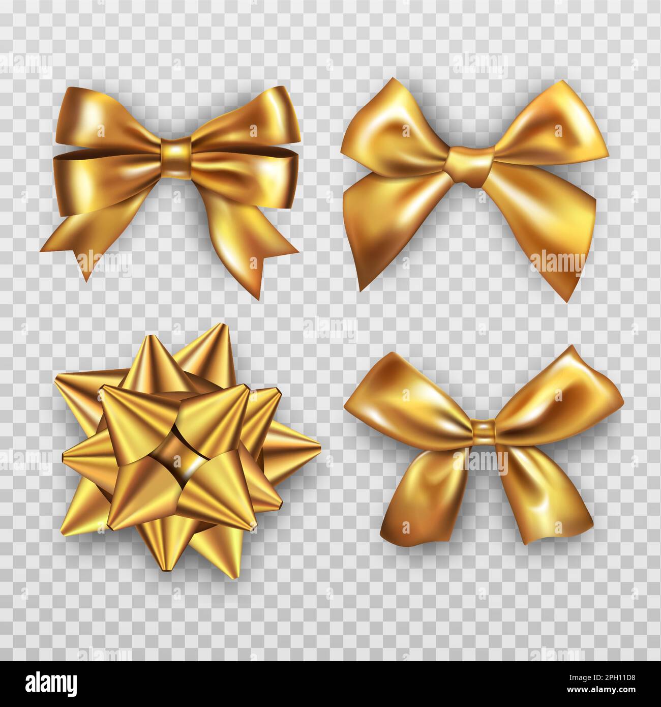 Gold Gift Ribbon Png