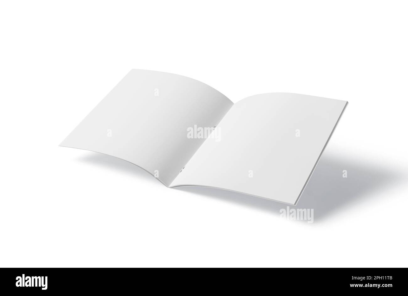 Square Brochure, Magazine 3D Rendering Stock Photo - Alamy